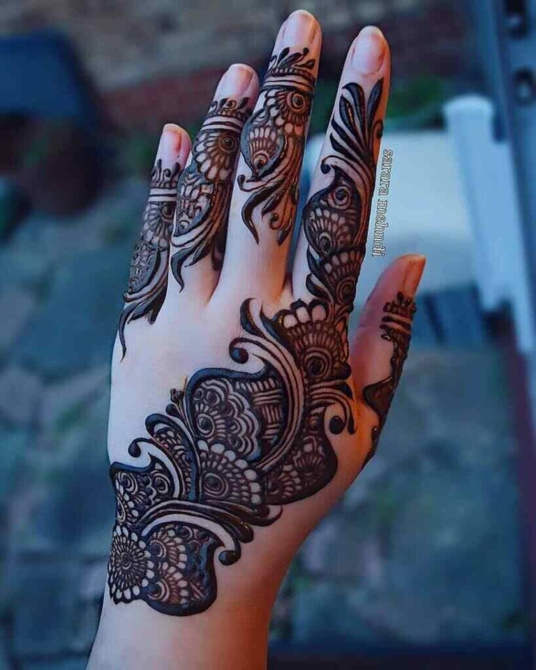 Short Mehndi Designs: The Epitome of Grace - mehkan.com